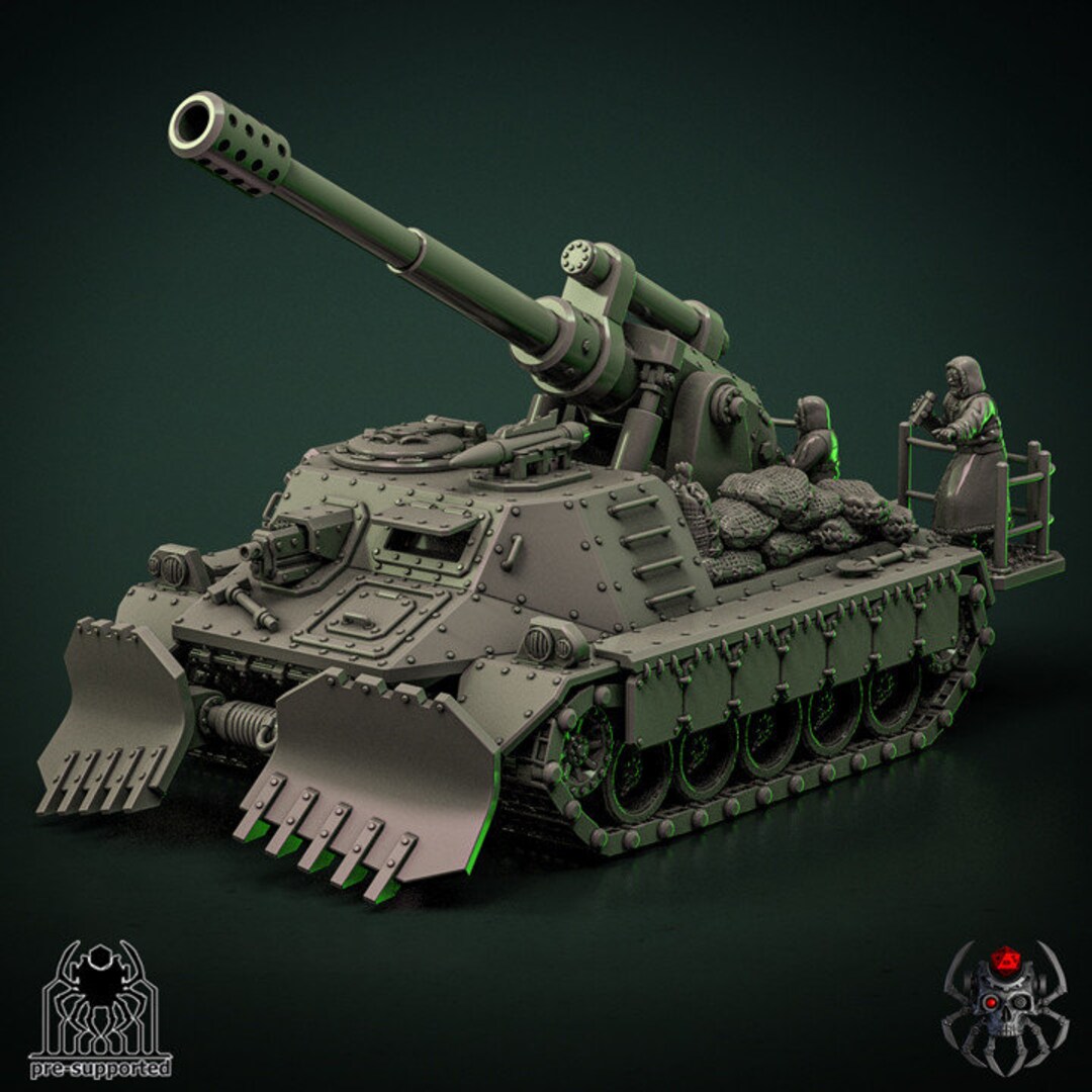 Unicorn Infantry Support Vehicle Tank 28 Mm Scale by Eightlegsminiatures Proxy Basilisk - Etsy