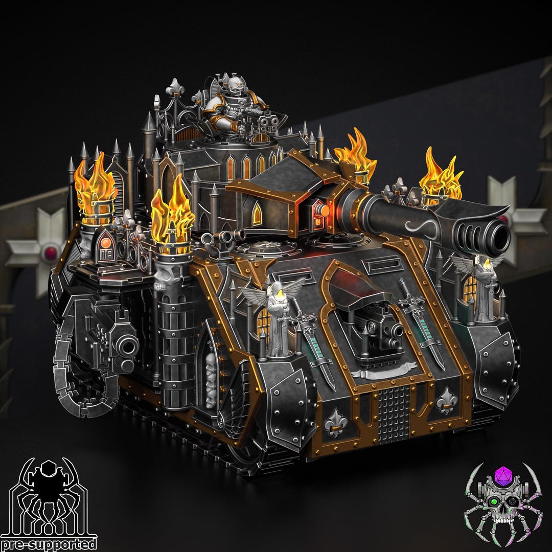 The Widows Heavy APC Tank 28 Mm Scale by Eightlegsminiatures - Etsy