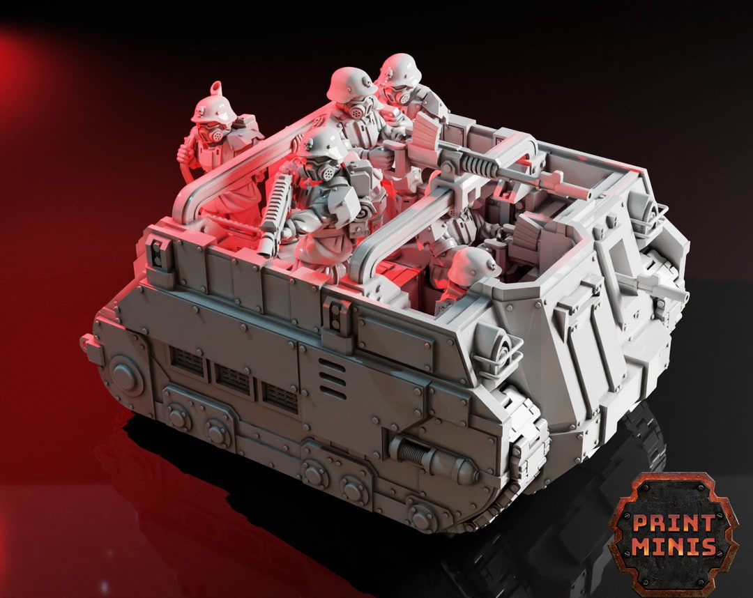 Mimas Troop Carrier Tank Kaledon Fortis Mimas Tank Troops by Print ...