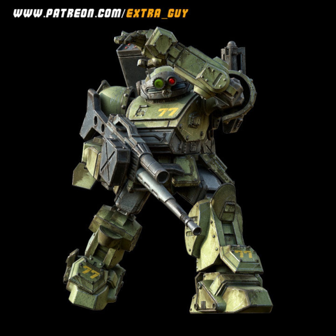 100mm/200mm Robot Bulky Mech Dreadnought by Extra Guy - Etsy