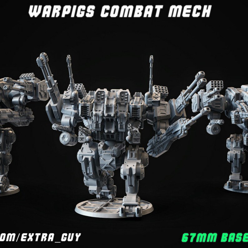100mm/200mm Mech Warpig Class Heavy Frame by Extra Guy - Etsy