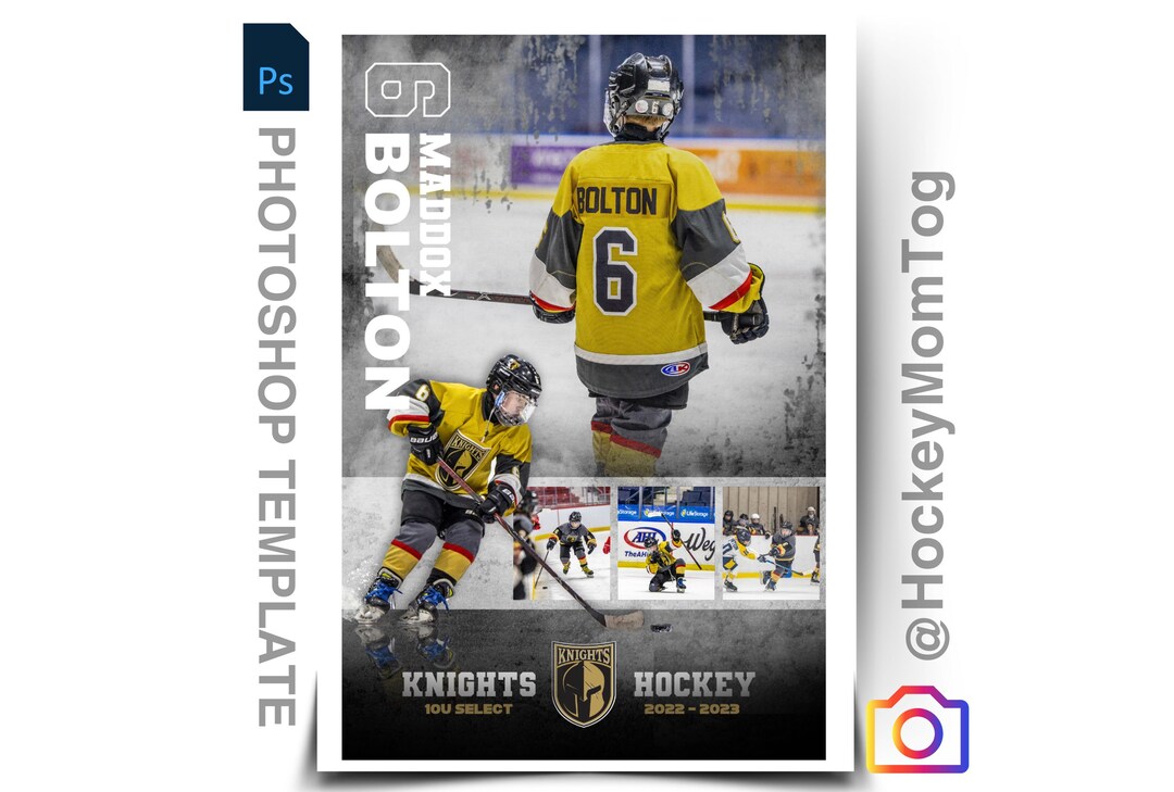 Photoshop Sports Template - Etsy