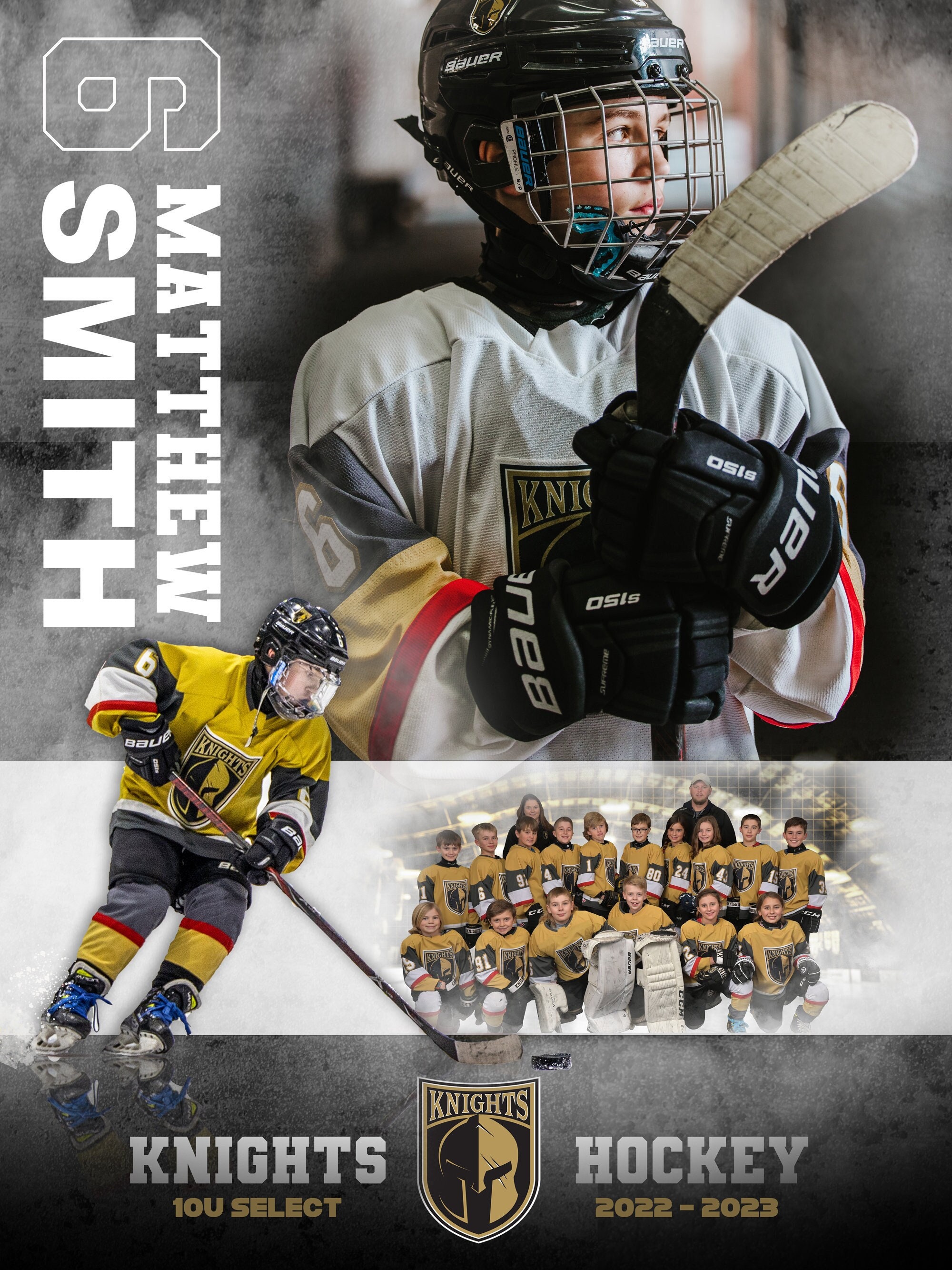 Photoshop Sports Template - Etsy