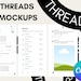 CANVA THREADS TEMPLATE, Canva Template, New Threads App, Free Version ...