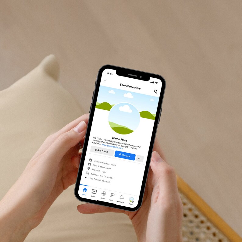 FACEBOOK Mock-up Template | Mockup | Blogger Mockup | Facebook Content ...