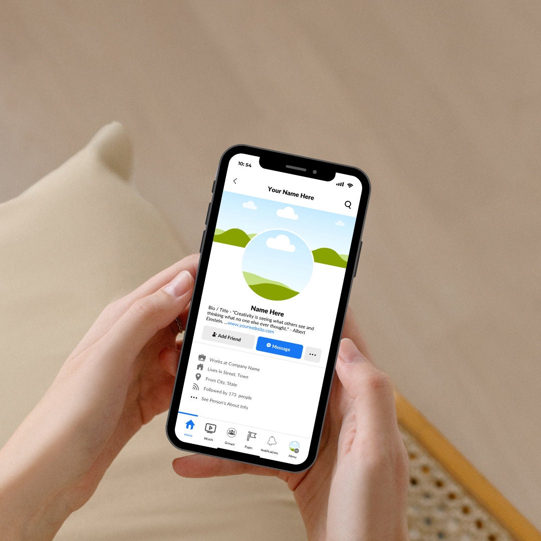 FACEBOOK Mock-up Template | Mockup | Blogger Mockup | Facebook Content ...