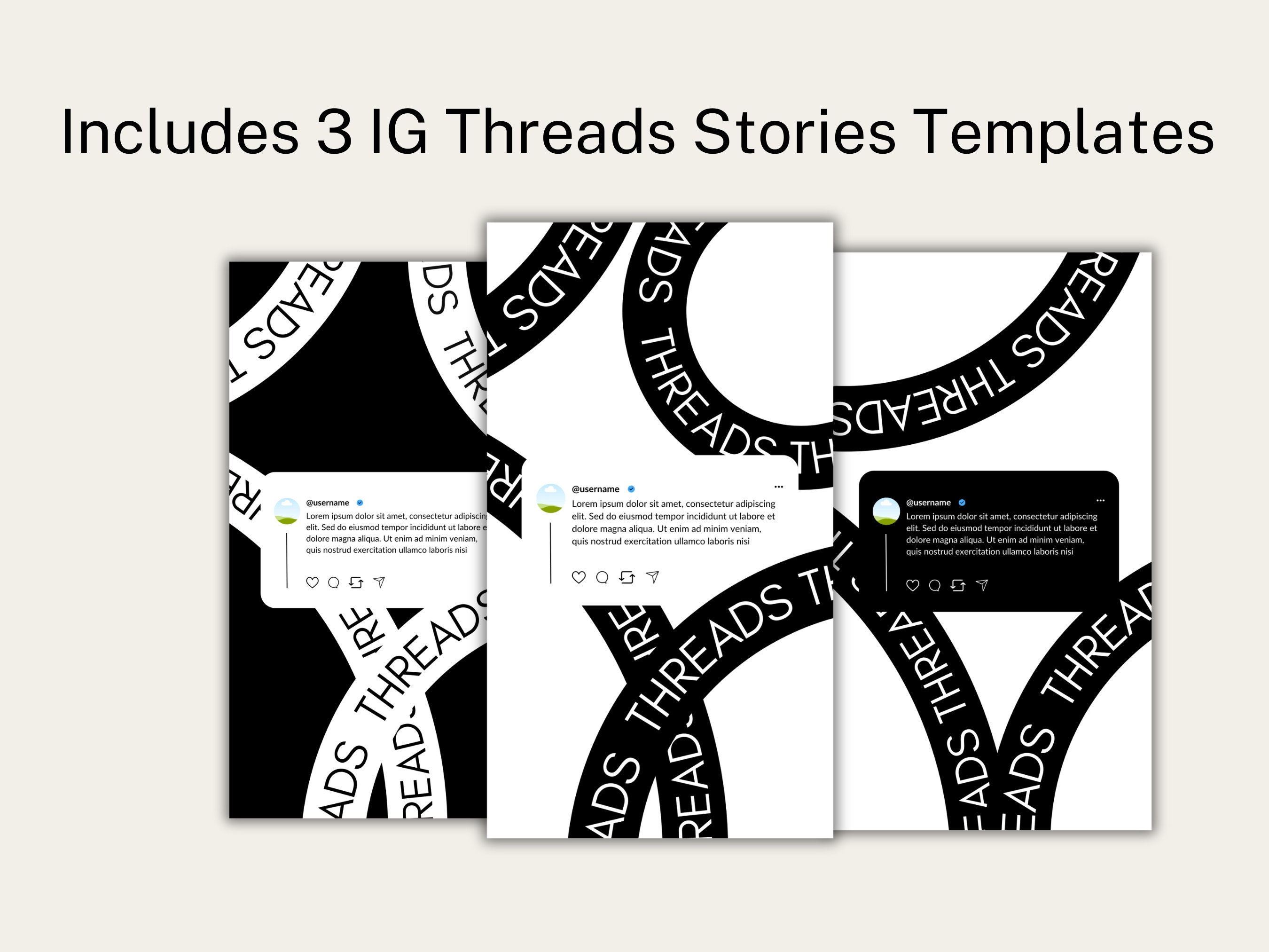 CANVA THREADS TEMPLATE, Canva Template, New Threads App, Free Version ...