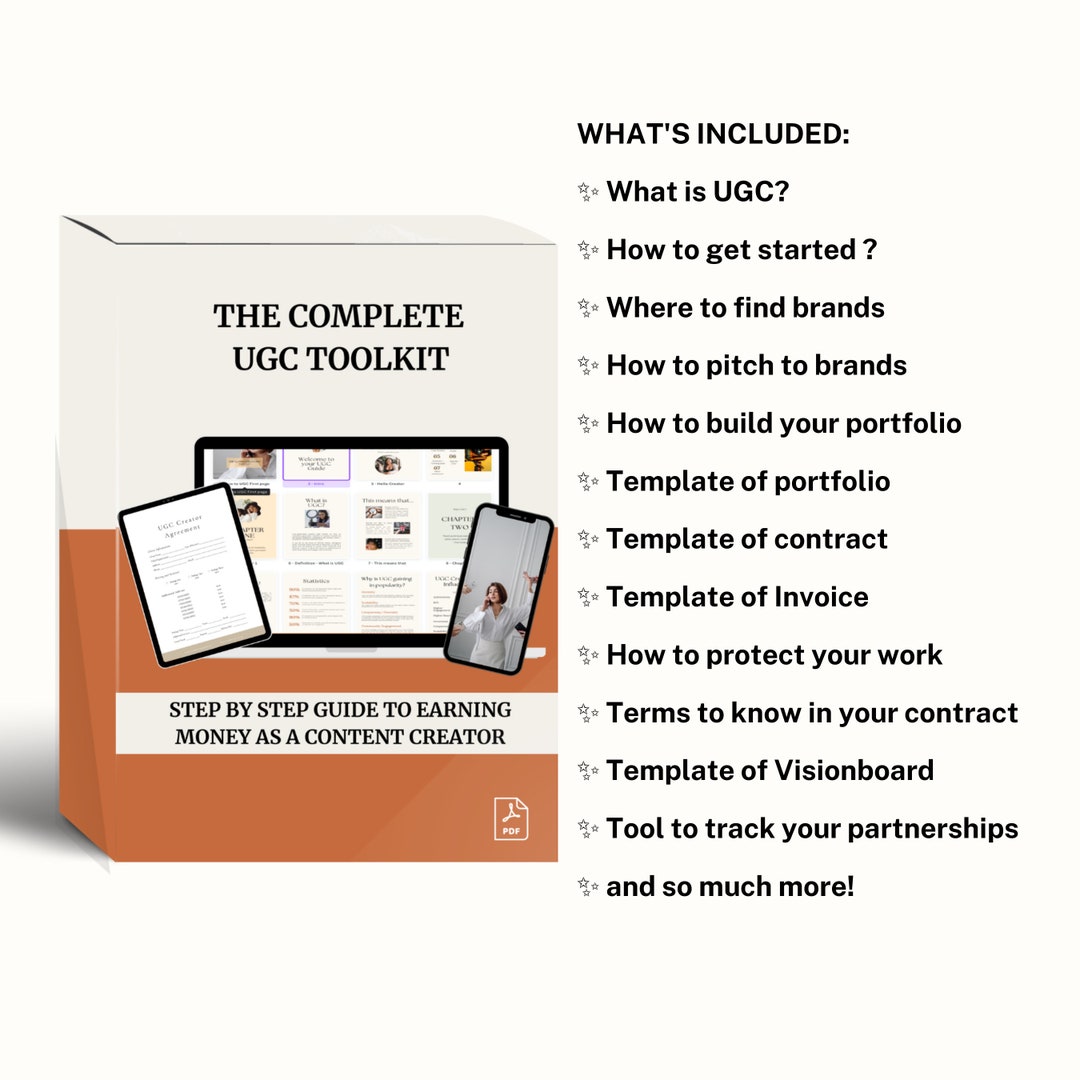 The Ultimate Toolkit for UGC Creators, Portfolio Template, Influencer ...