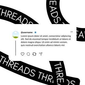 CANVA THREADS TEMPLATE, Canva Template, New Threads App, Free Version ...