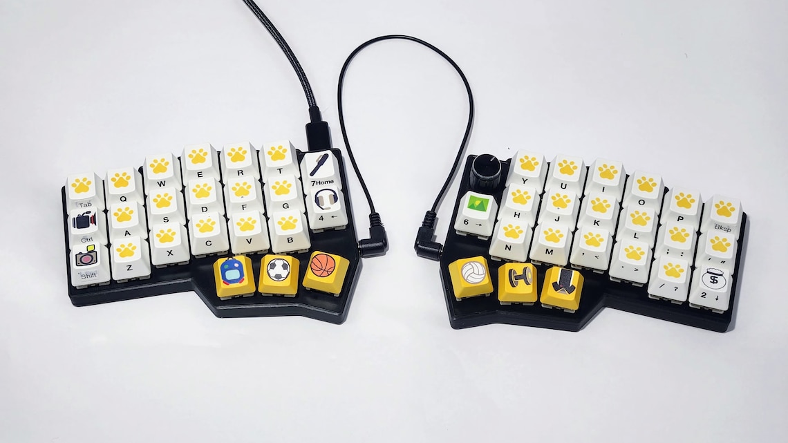 Corne V4.1 Keyboard Fully Built - Cherry MX Style - Pre Soldered Assembled - Etsy