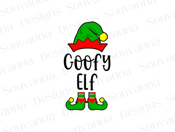 Goofy Elf Silly Elf PNG SVG Instant Downloads Holiday - Etsy