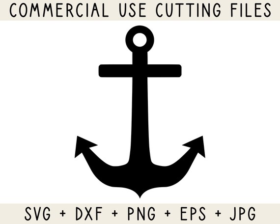 Anchor SVG PNG DXF Naval Sea Boat Cruise Crew Deck Water - Etsy