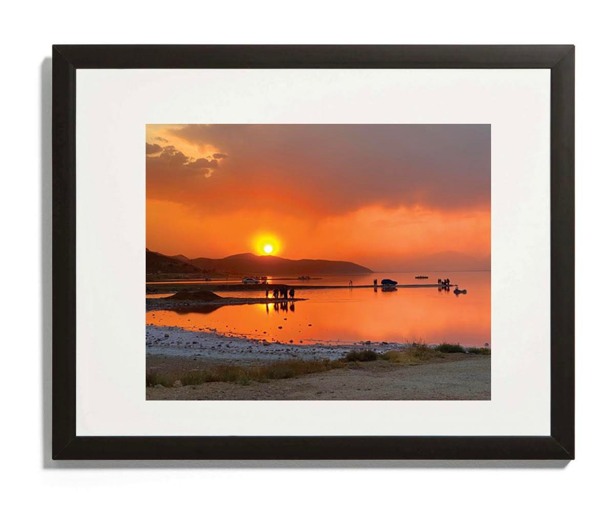 Sunset Photograph, Digital Print Download, Orange Sunset, Beach Sunset ...