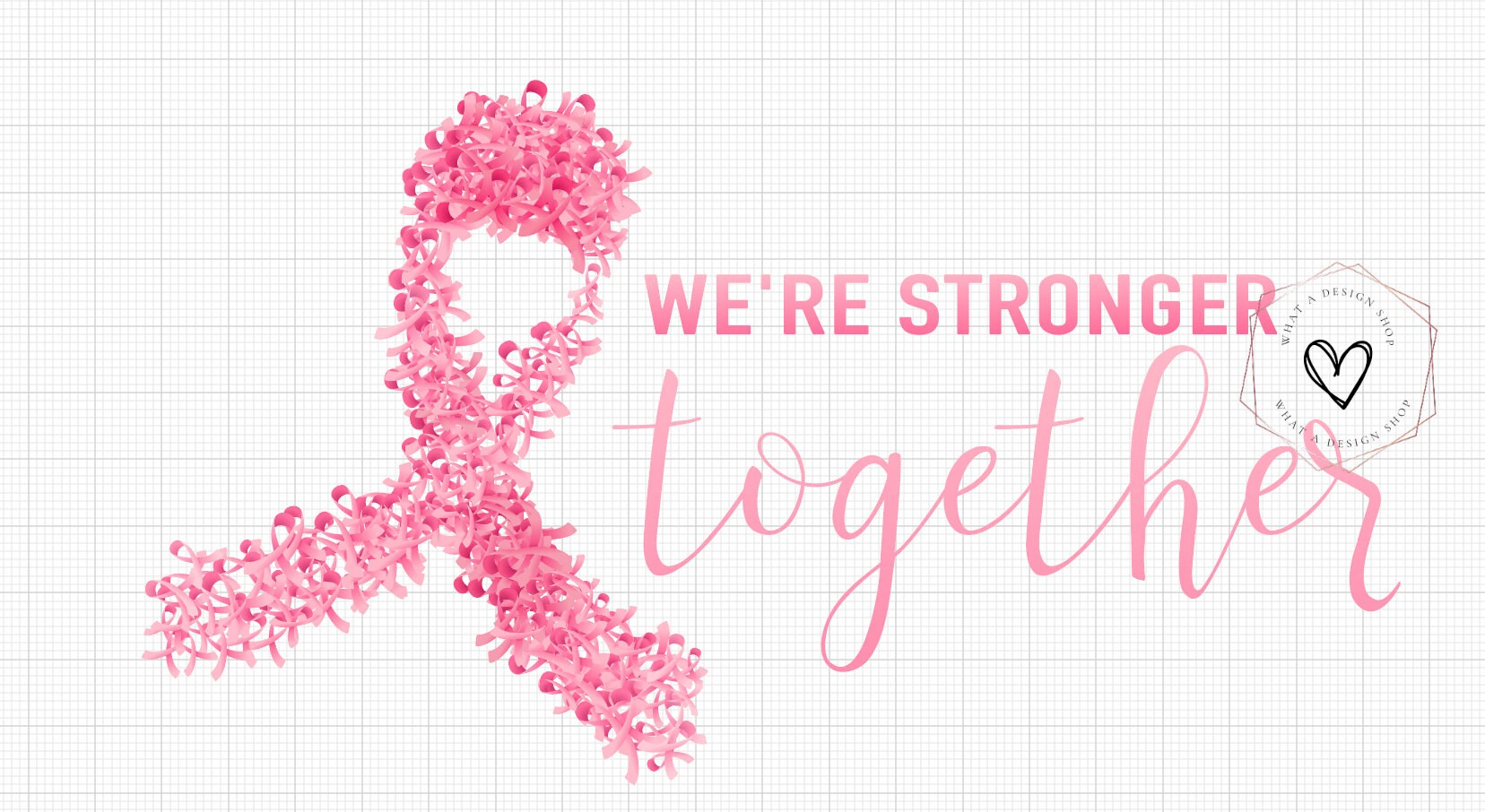 Stronger Together Together We Fight Cancer Fight Breast - Etsy