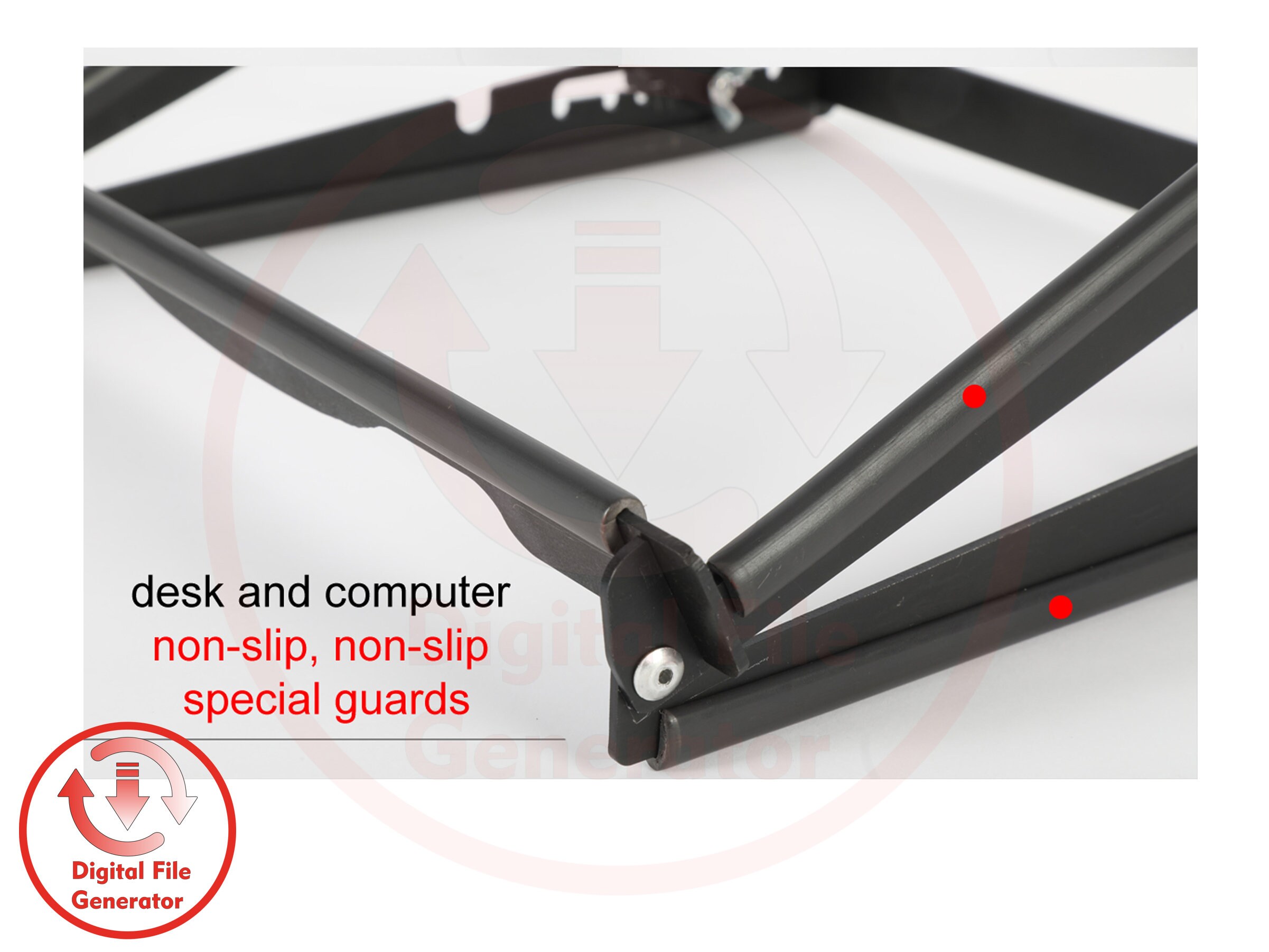 Laptop Notebook Stand for 2mm Sheet Metal SVG / Dxf / Cdr / Ai / Pdf ...