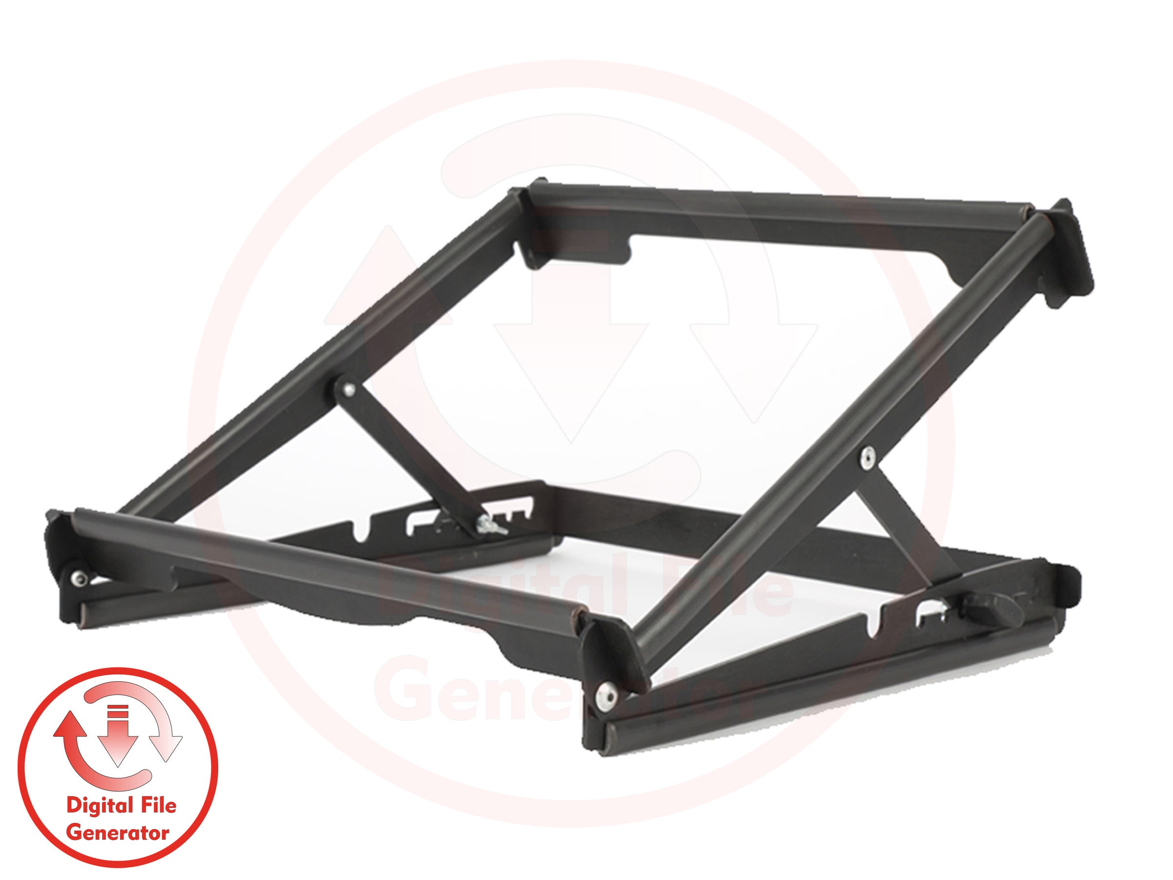 Laptop Notebook Stand for 2mm Sheet Metal SVG / Dxf / Cdr / Ai / Pdf ...