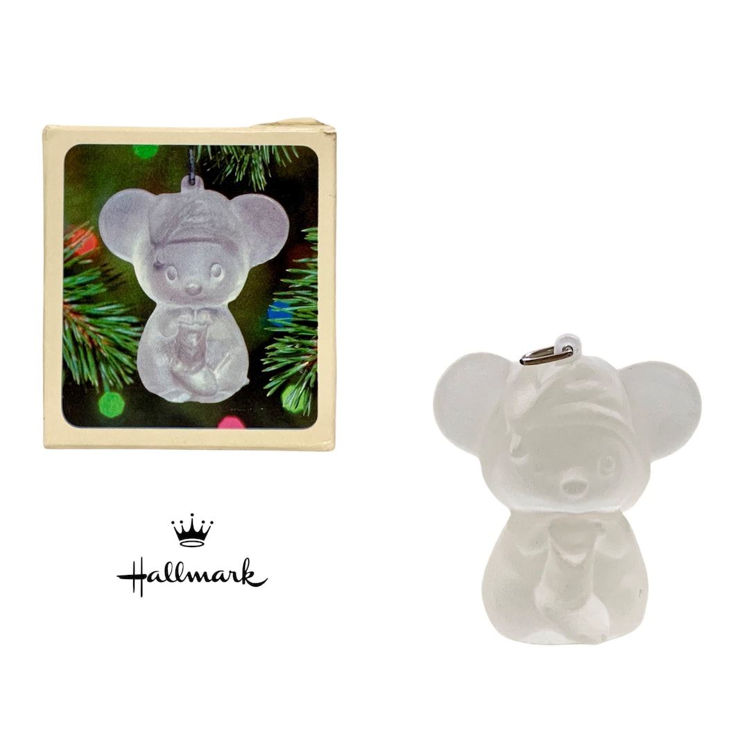 Hallmark "mouse" Frosted Images Acrylic Ornament, Hallmark Keepsake ...
