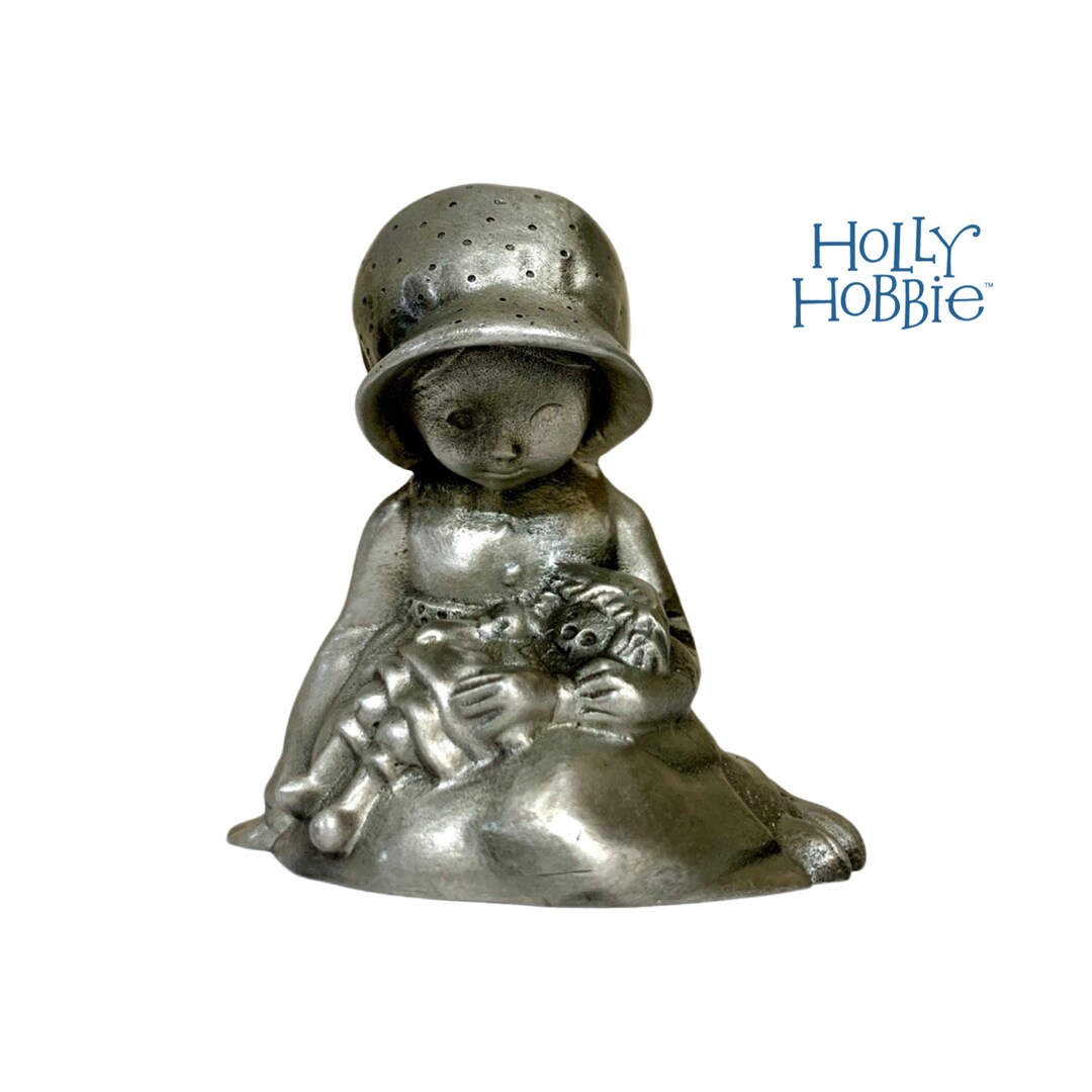 Holly Hobbie® "love" Doll Miniature Pewter Figurine by WWA Inc ...