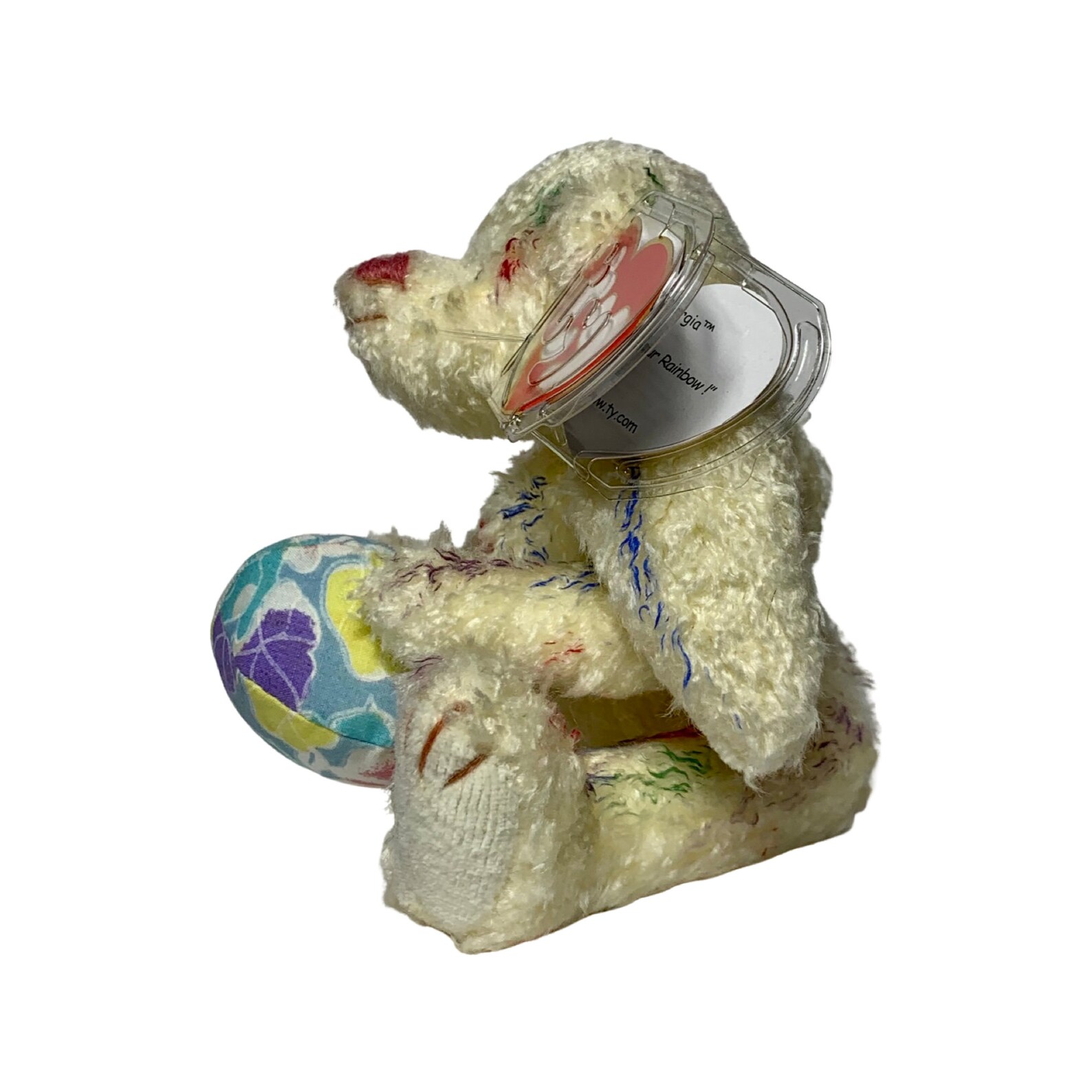 TY Beanie Baby: "georgia" the Rabbit Spring Easter Stuffed Plush, the ...