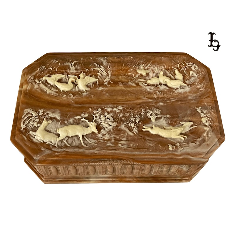 Incolay Jewelry Box - Etsy