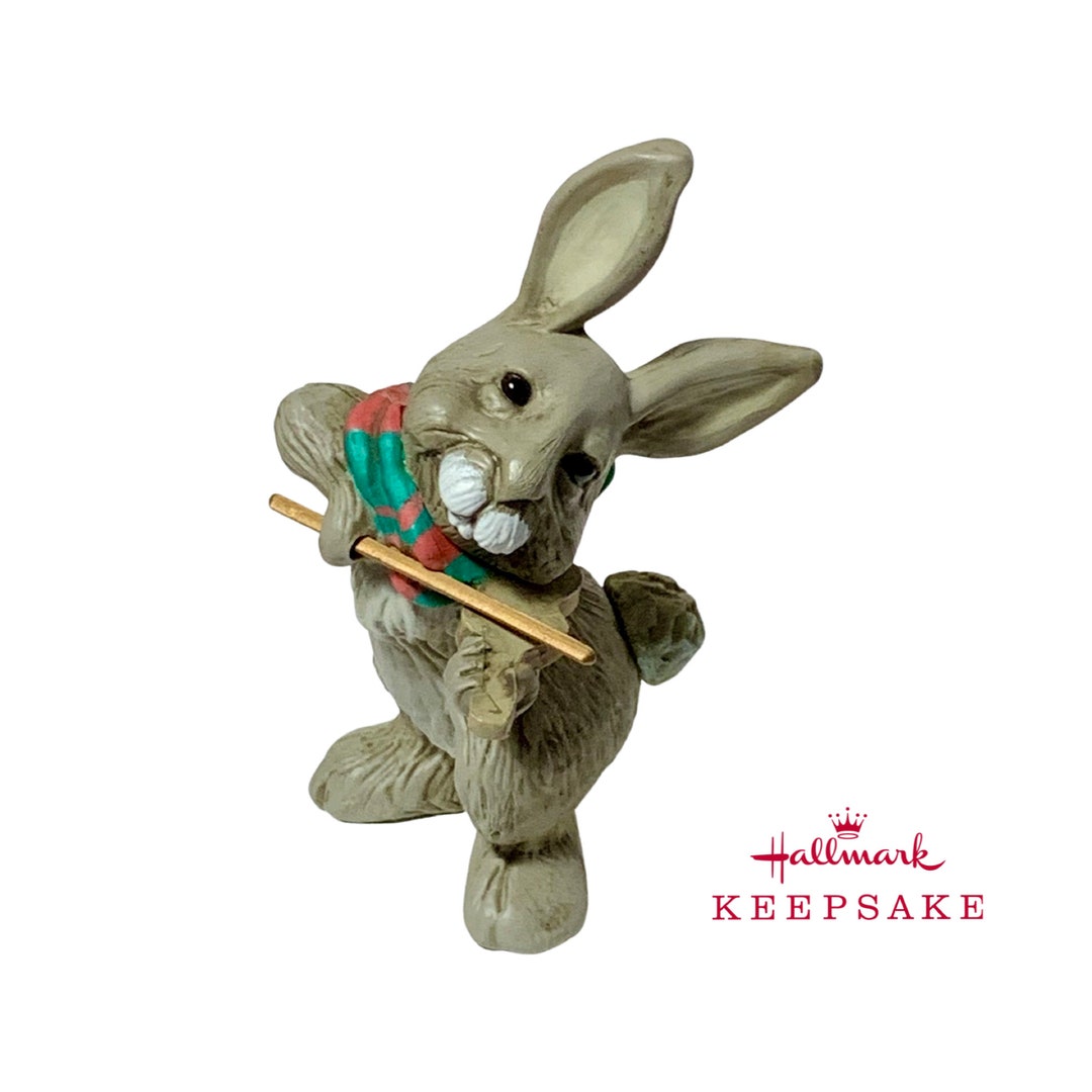 Hallmark the Friendly Fiddler Rabbit Keepsake Ornament, QX4342, Vintage ...