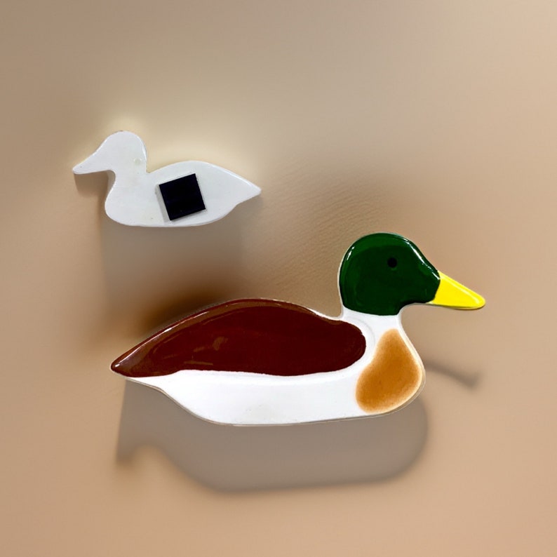 Mallard Duck Shaped Refrigerator Magnet, Duck Fridge Magnet, High Gloss ...
