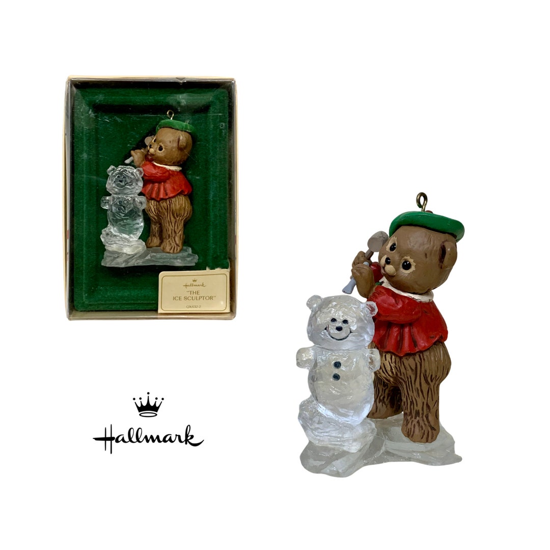 Hallmark "the Ice Sculptor" Bear Keepsake Ornament, Original First ...