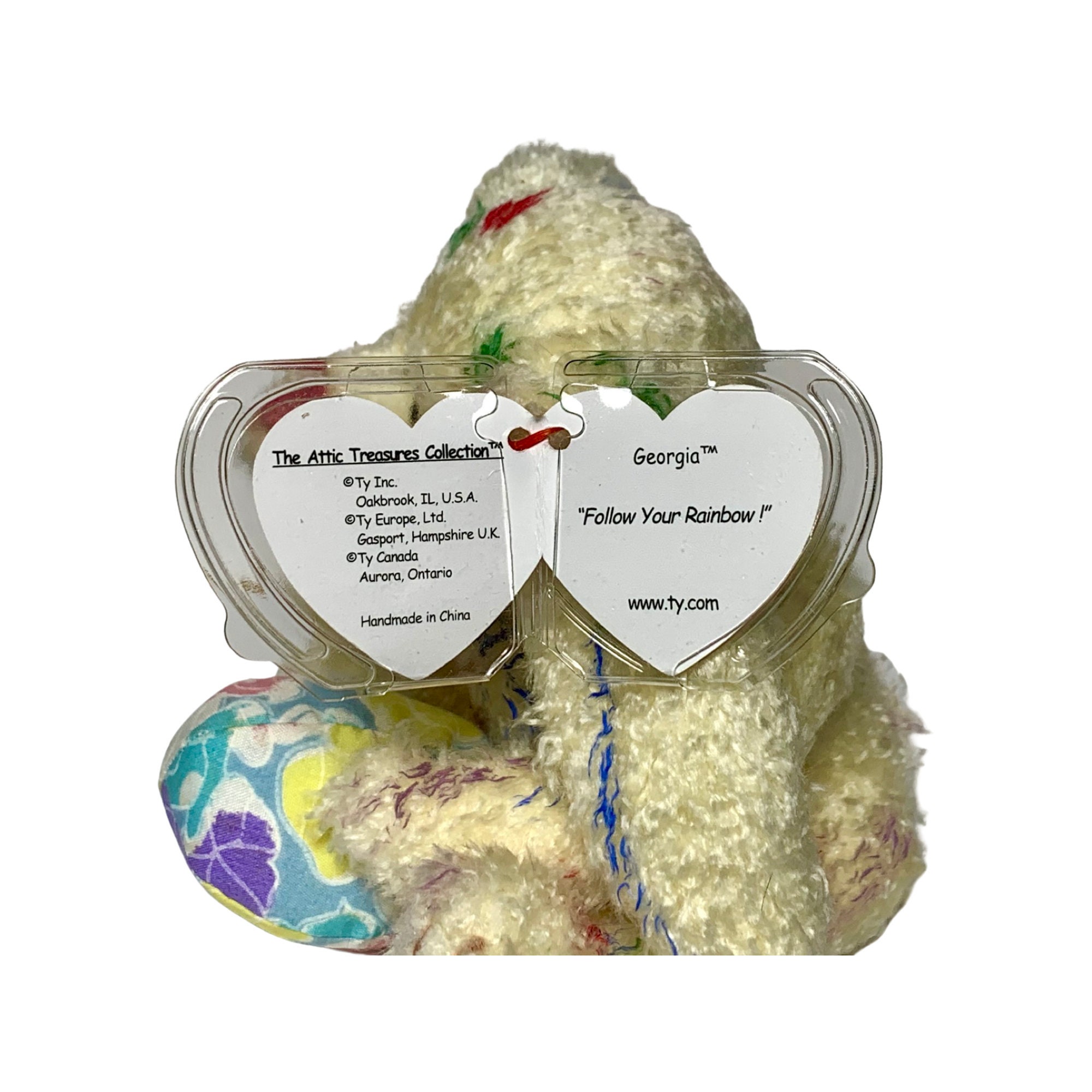 TY Beanie Baby: "georgia" the Rabbit Spring Easter Stuffed Plush, the ...