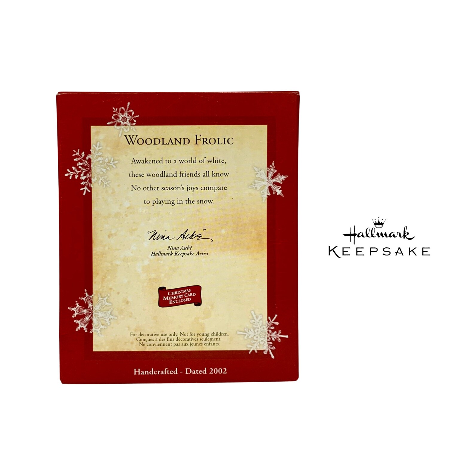 Hallmark "woodland Frolic" Keepsake Ornament Set, (set of 3), Hallmark ...