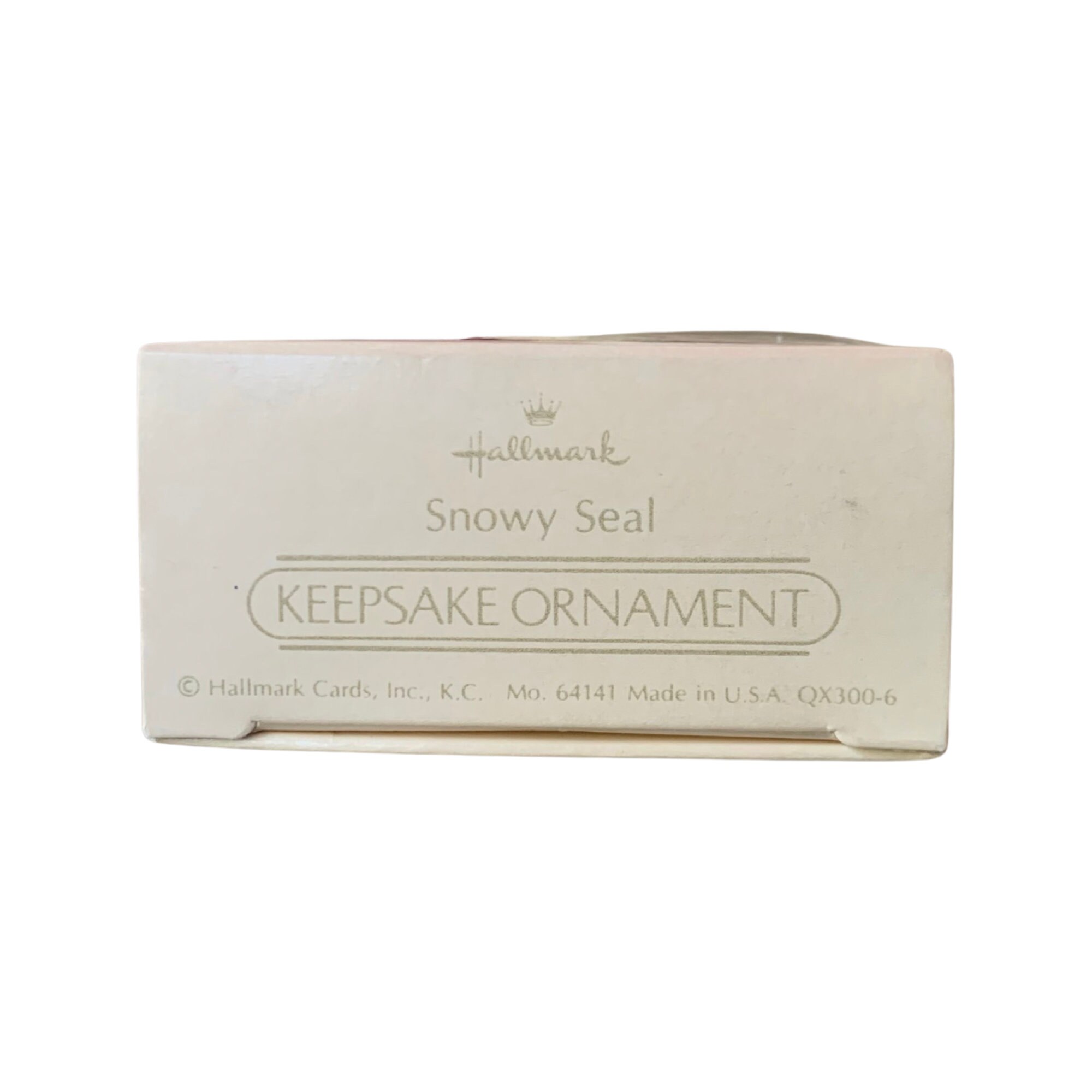 Hallmark snowy Seal Keepsake Ornament Ice - Etsy