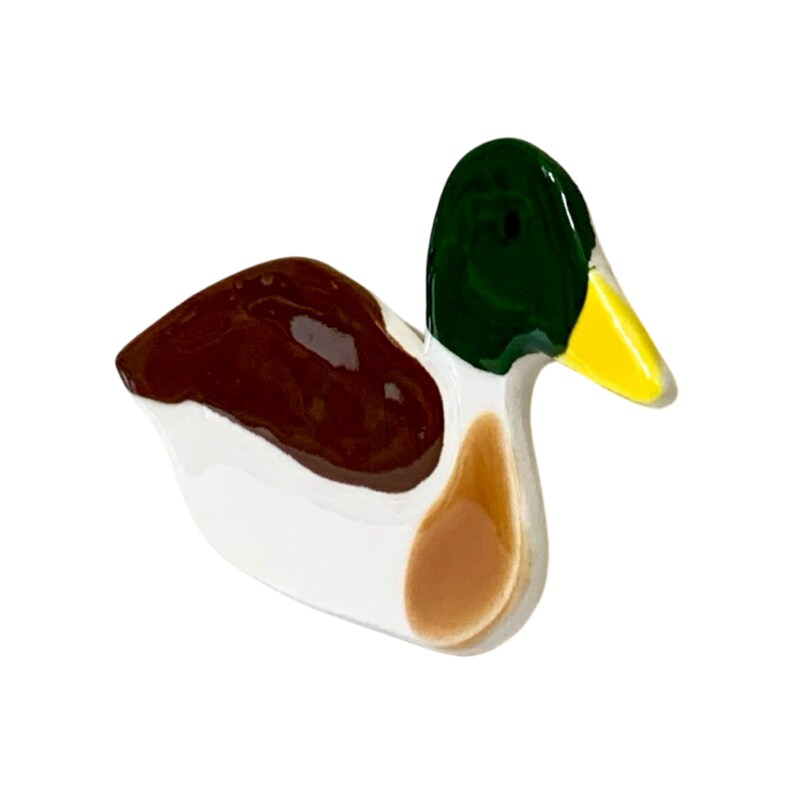 Mallard Duck Shaped Refrigerator Magnet, Duck Fridge Magnet, High Gloss ...