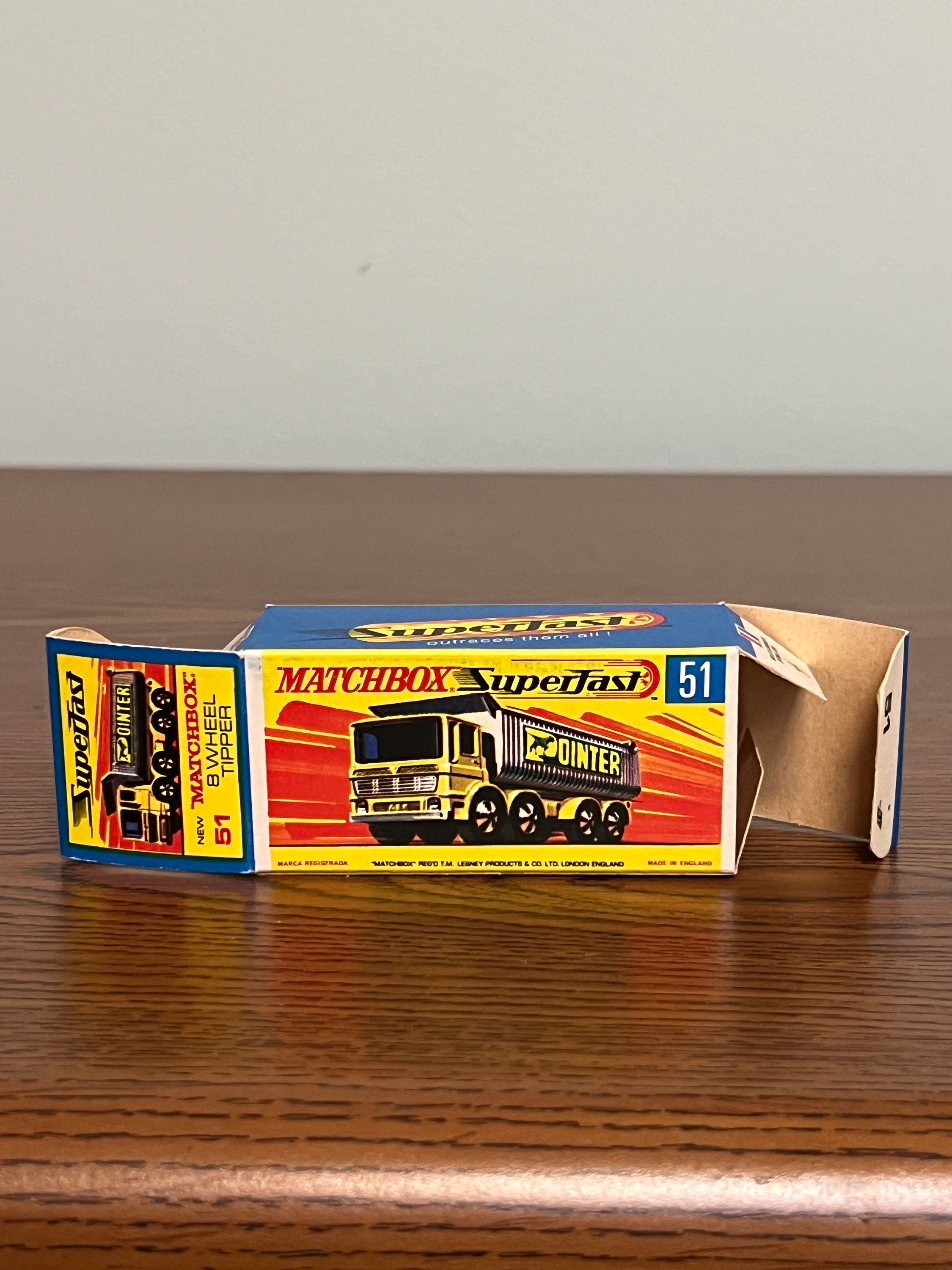 Matchbox Superfast 51 Bywheel Tipper Pointer With Box - Etsy