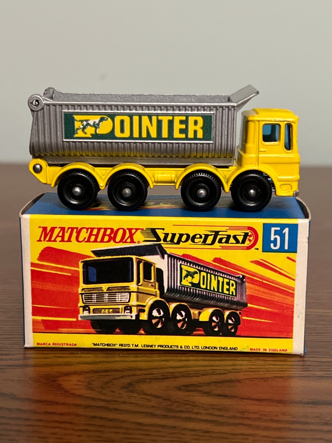 Matchbox Superfast 51 Bywheel Tipper Pointer With Box - Etsy