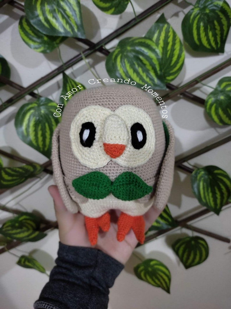 POKEMON ROWLET Crochet Pattern by Creating Moments With Love - Etsy