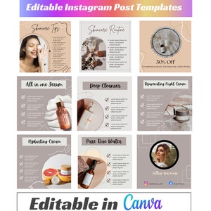 Editable Social Media Template, Canva Template, Instagram Post Template ...
