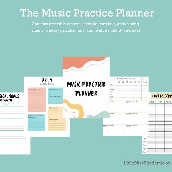 Violin Planner - Etsy