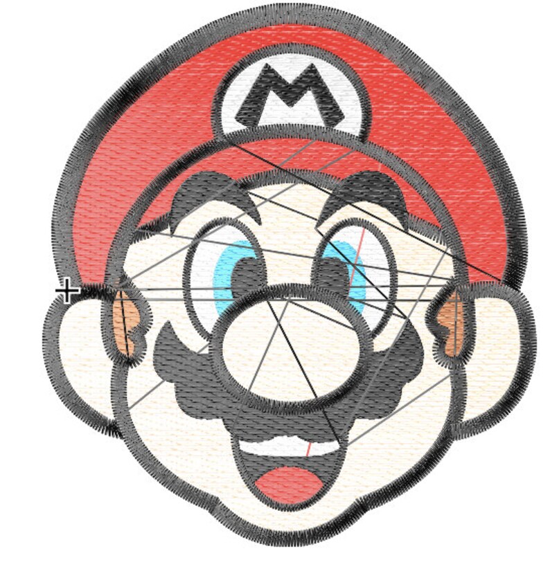 Super Mario MARIO LUIGI Embroidery Jef Pes Format - Etsy