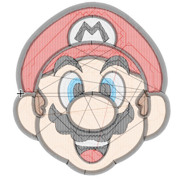 Super Mario MARIO LUIGI Embroidery Jef Pes Format - Etsy