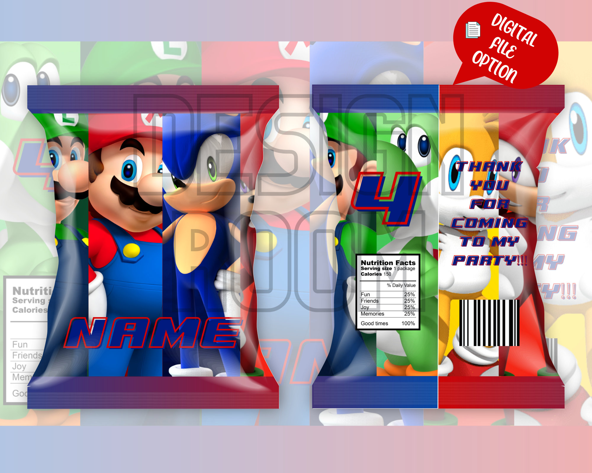 Mario And Luigi And Sonic And Tails