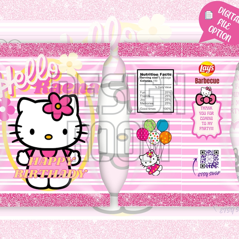 Hello Kittys Wrapping Paper - Etsy