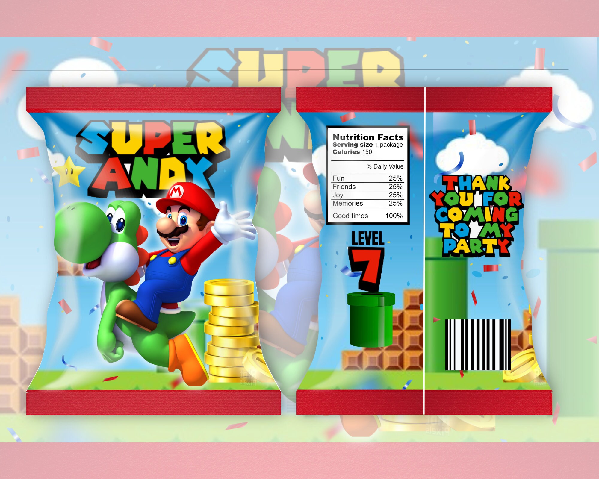 Super Mario Theme Digital File Custom Made Mario - Etsy