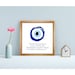 EVIL EYE , Bad Luck Catcher Nazarlik With a Beautiful Wish Quote for ...