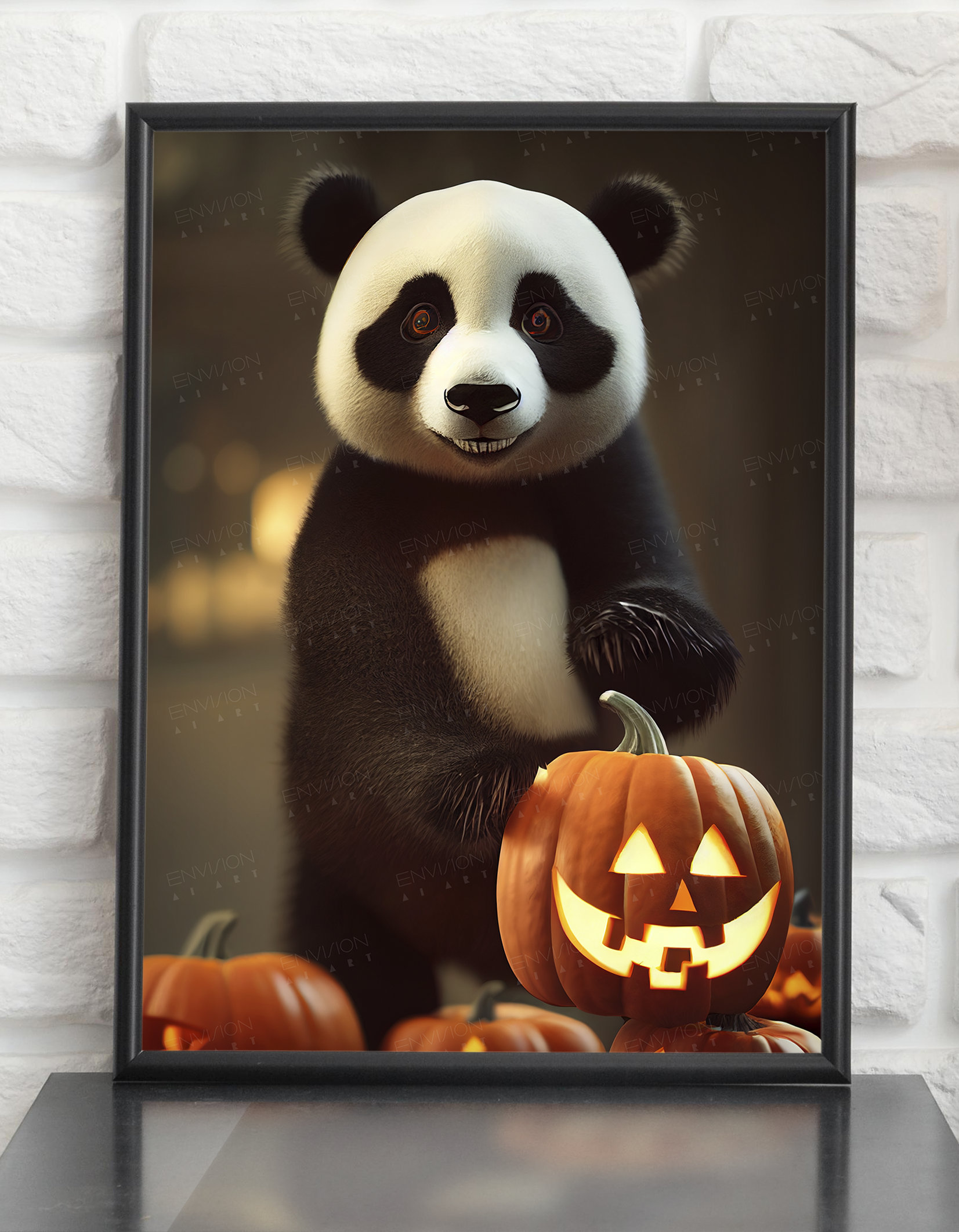 Panda Pumpkin Carving