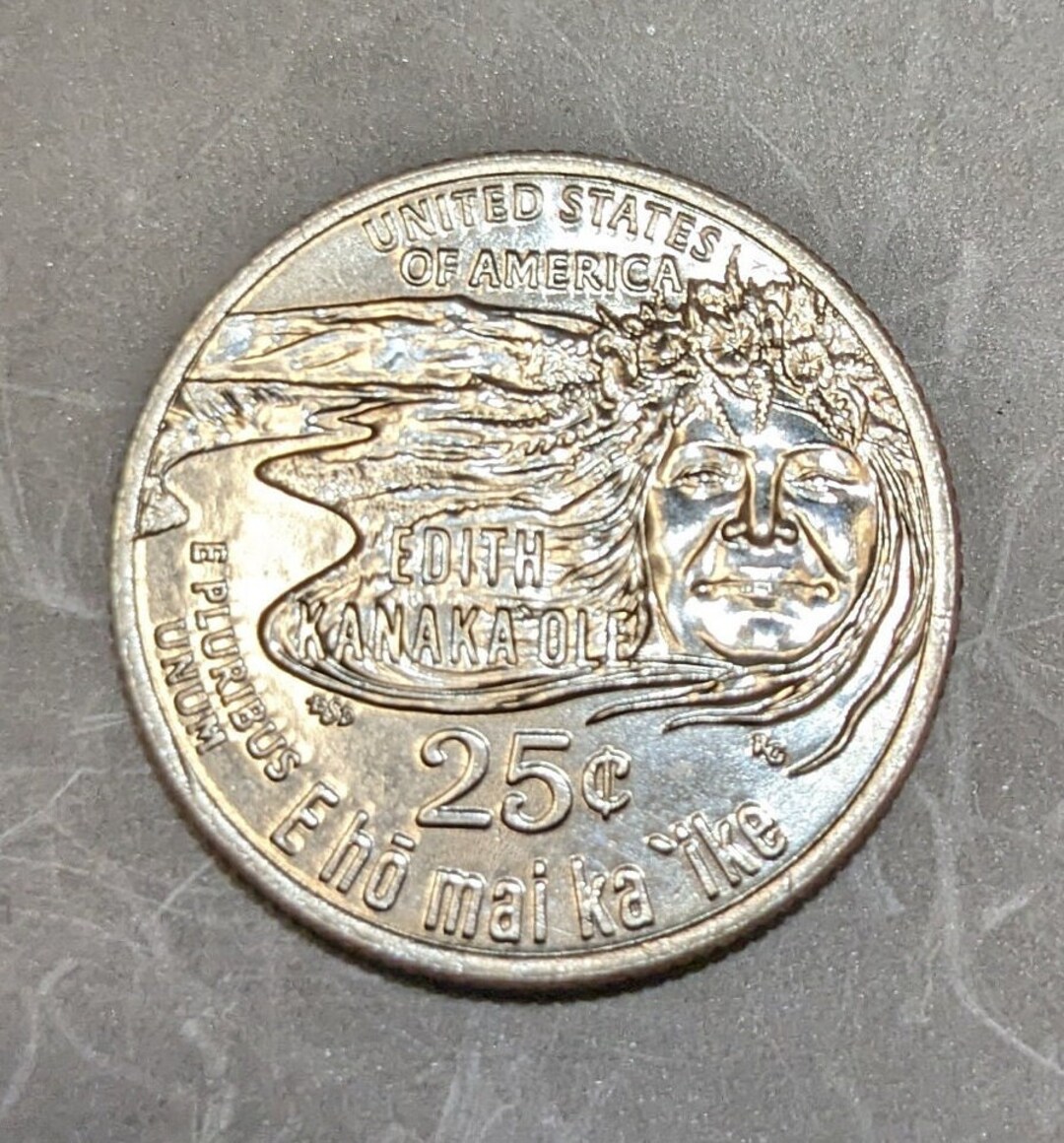 2023 D Mint edith Kanaka'ole US Quarter ERROR in COD We Trust - Etsy