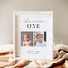 When We Were Age Table Number Template, Elegant Minimal Photo Table ...