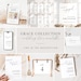 Table Number Tent Card Printable Template, Elegant Wedding Reception ...