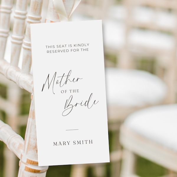 Canva Reserved Seating Template - Etsy