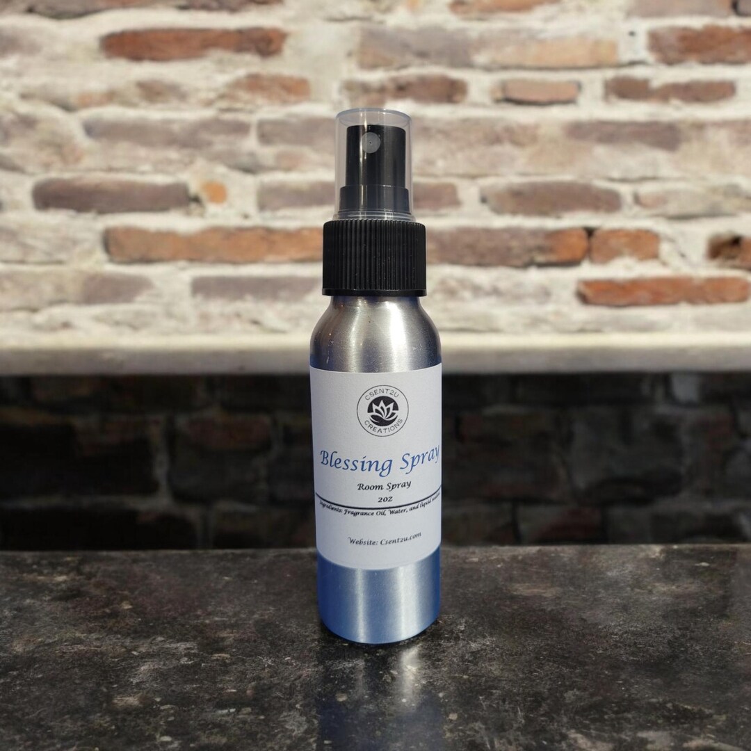 Blessing Spray House Cleansing Prayer Spray. 2oz Aluminum Spray Bottle ...