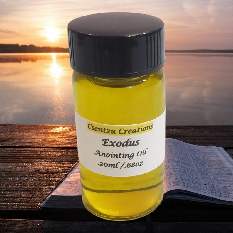 Exodus Anointing Oil: .20ml Glass Bottle Exodus 30 22-25 - Etsy