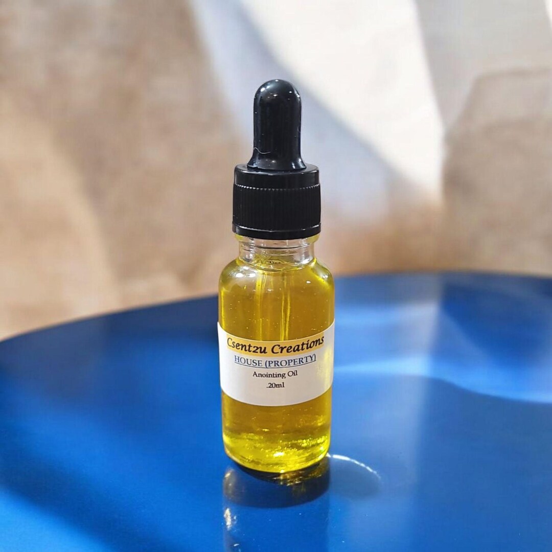 House (property) Anointing Oil: .20ml Glass Bottle With Dropper. - Etsy
